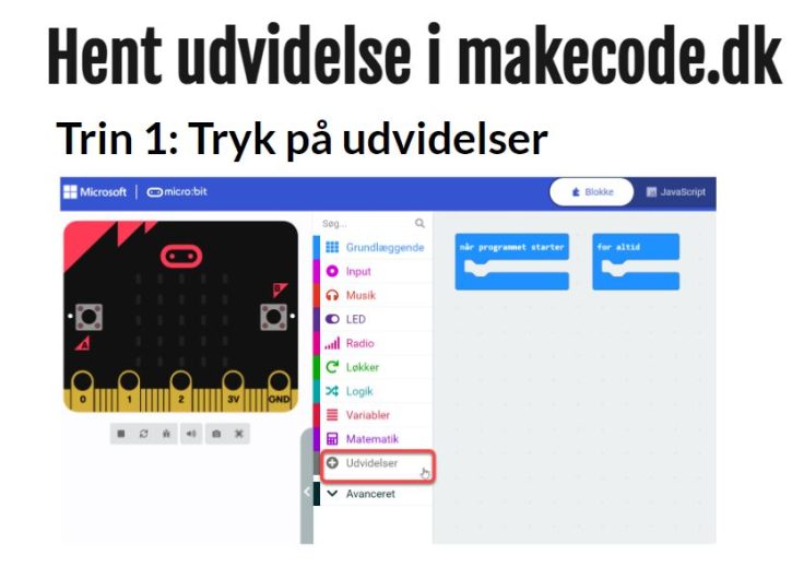 Kom godt i gang med Bit Bot XL - CFU Maker